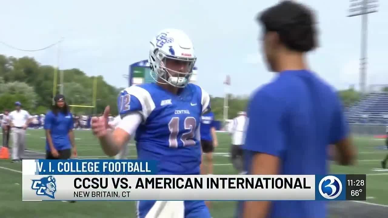 CCSU football beats American International with first win of season ...