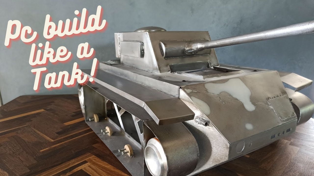Diy Pc case build... like a Tank - YouTube