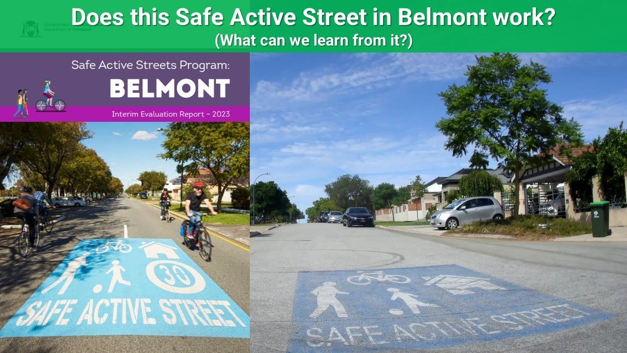 Safe Active Street review - Surrey Rd, Belmont - YouTube