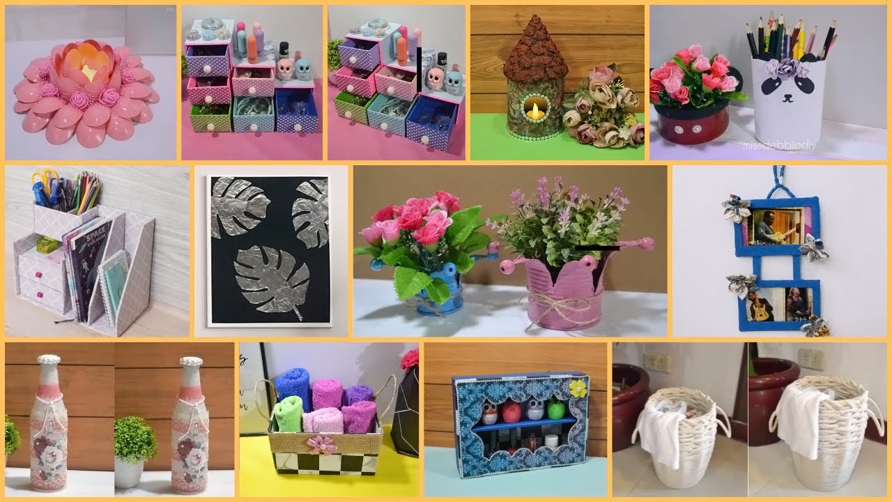 12 THINGS TO DIY YOUR RUBBISH 🧡 TRASH TO TREASURE PROJECTS🧡 - YouTube