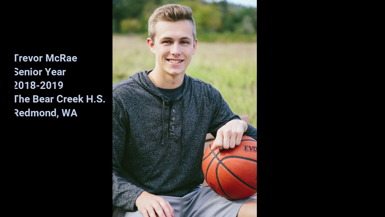 Trevor McRae - Basketball Senior Year 2018 2019 Redmond, WA - YouTube