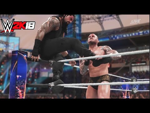 WWE-2K18-Roman Reigns vs Randy orton - :No Hold Barred Match- -WWE-2K18 ...