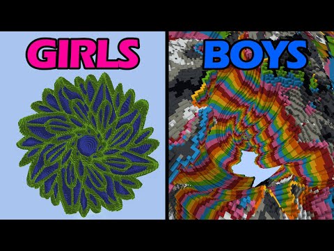 the world of boys and girls in minecraft