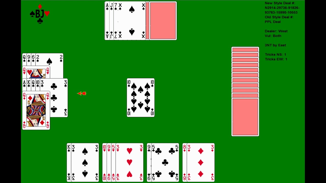 Bridge baron. Test your defensive play – 1 - YouTube