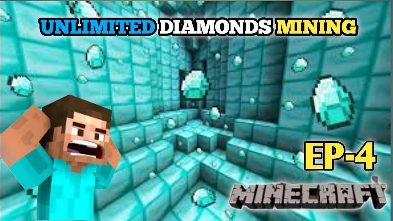 MINECRAFT UNLIMITED DIAMONDS 🤩||minecraft gameplay EP-4 @vanshggamer ...