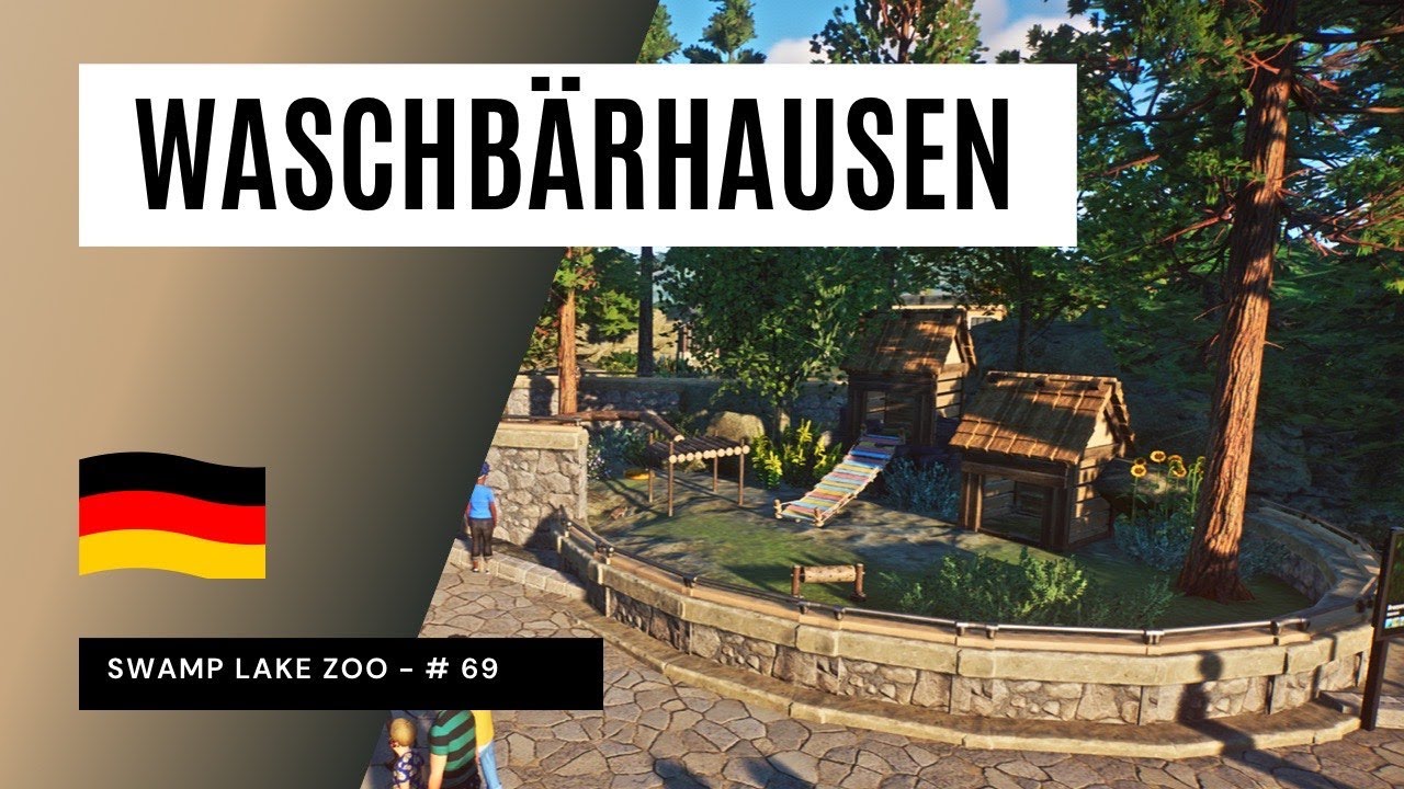 Swamp Lake Zoo Ep. 69 | Waschbärhausen | Speed Build | Planet Zoo - YouTube