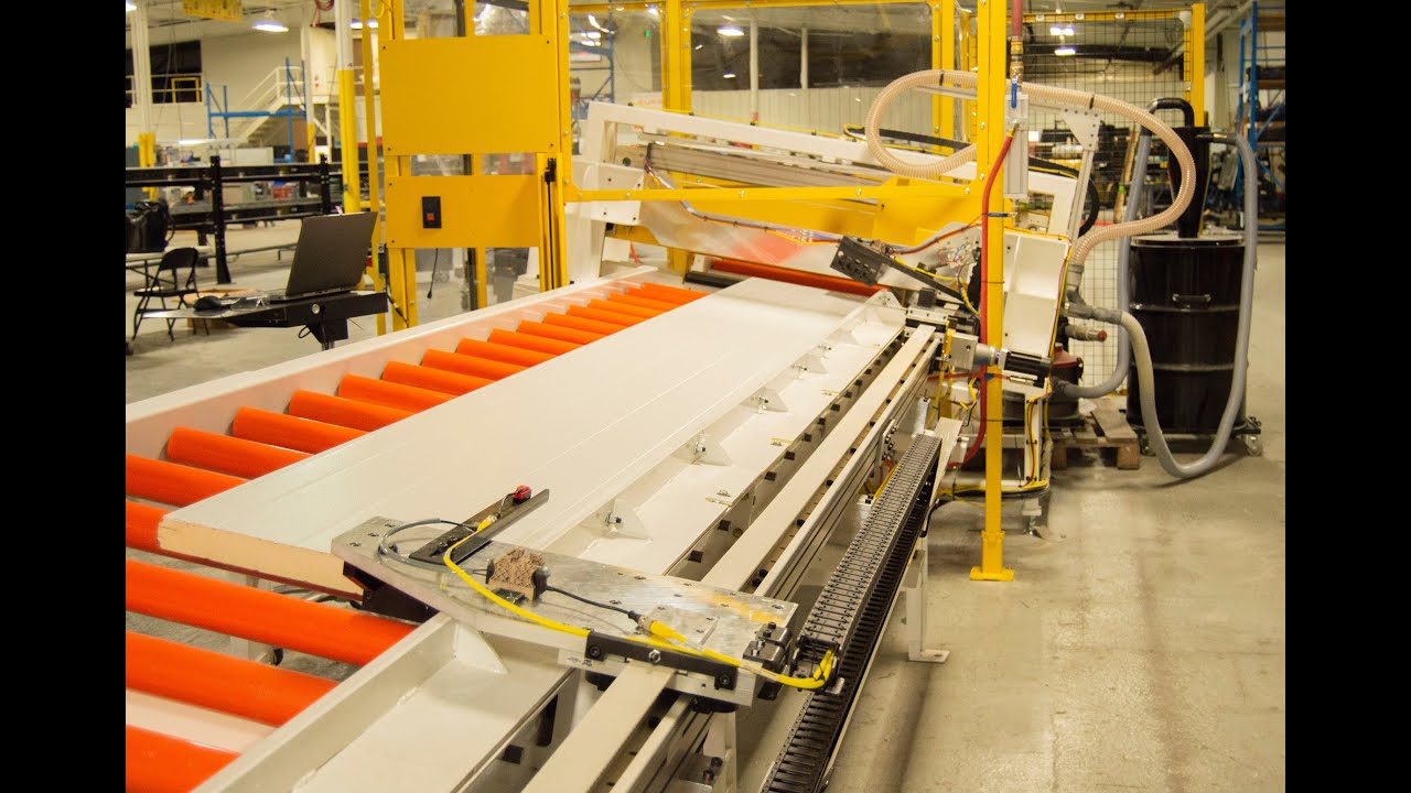 Automated Panel (Section) Saw - YouTube