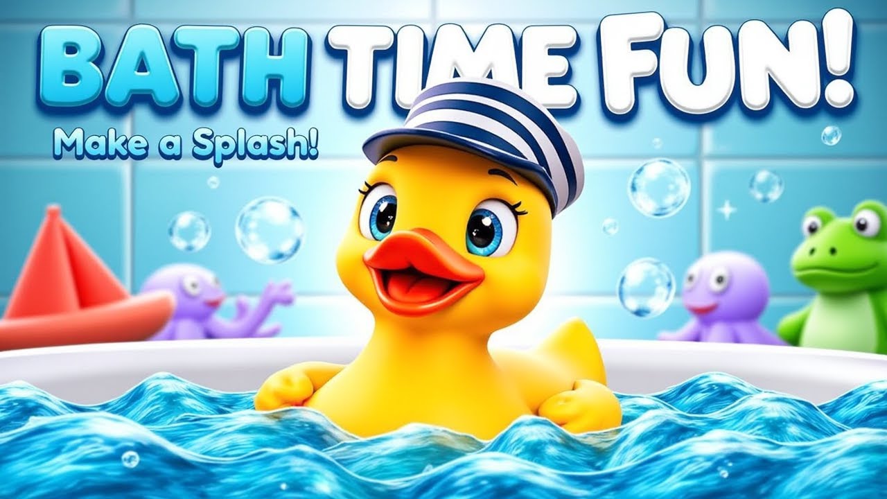 "Splish, Splash, and Learn: A Bath-Time Adventure Poem" - YouTube