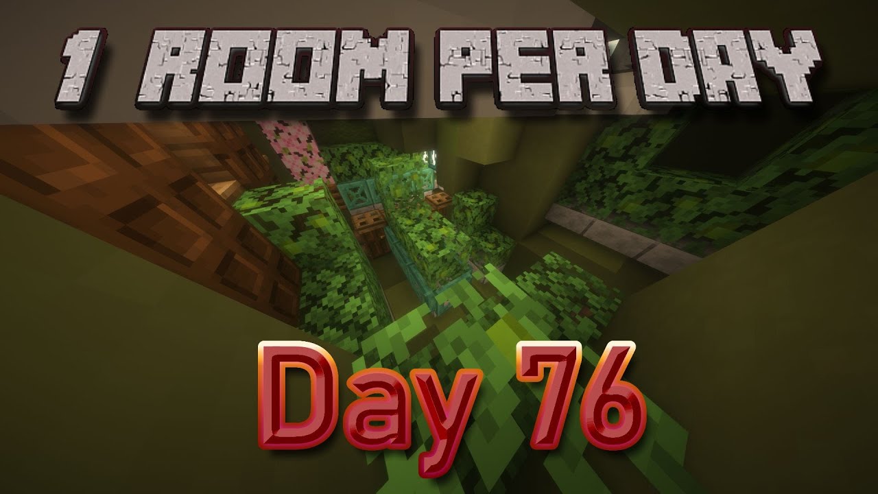 Building a room everyday until I have a mansion - day 76 - YouTube