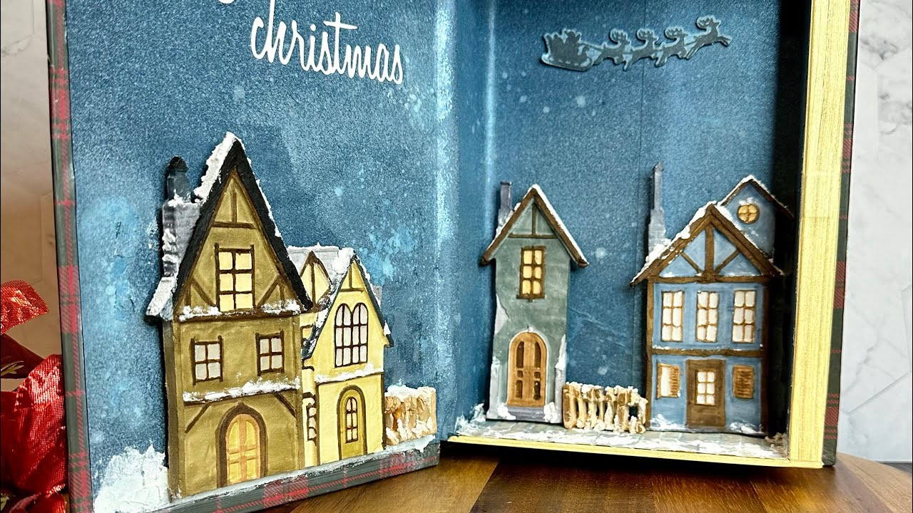 Come Create with Me: Christmas Vignette Book Shadow Boxes - Part One ...