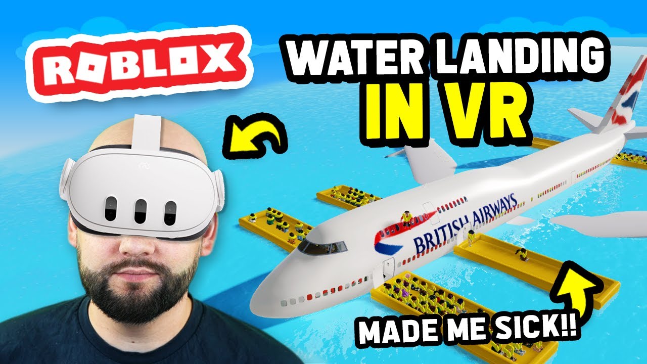 VR WATER LANDING is SCARY in Cabin Crew Simulator (Roblox) - YouTube