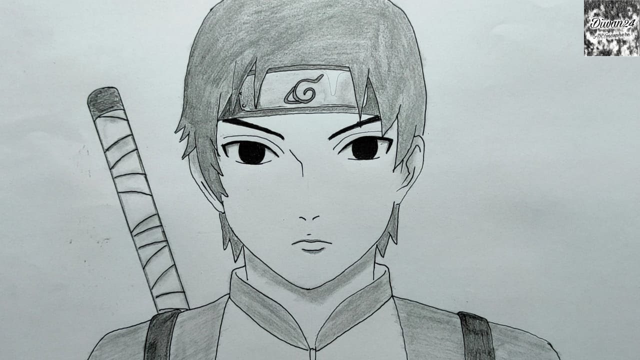 HOW TO DRAW SAI (NARUTO SHIPPUDEN) | CARA MENGGAMBAR SAI (NARUTO ...