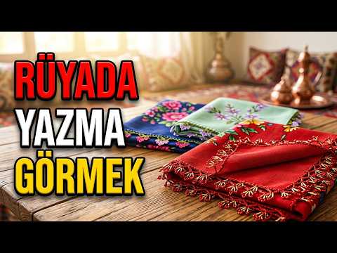 Rüyada Yazma Görmek | Bu Rüyalar Size Çok Önemli Mesajlar Veriyor! | Rüya Yorumları Leyla Bayram