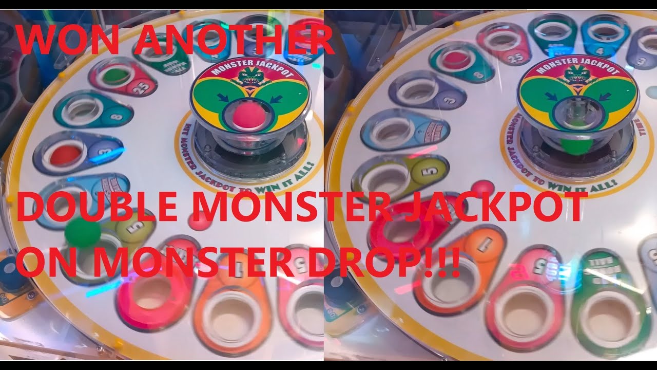 DOUBLE MONSTER JACKPOT ON MONSTER DROP 8!!! - YouTube