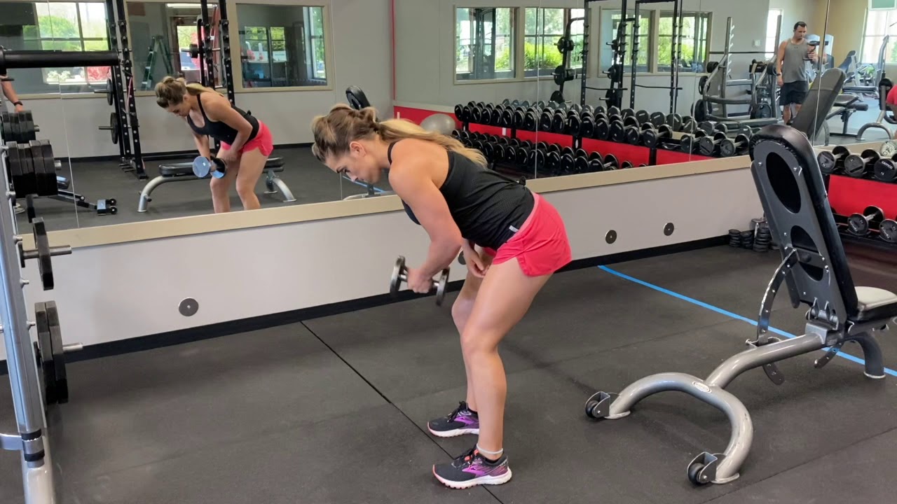 Single Arm Rear Delt Fly - YouTube