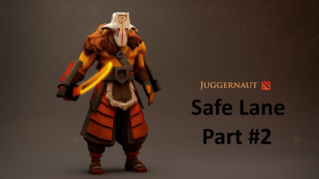 Juggernaut - Safe Lane DOTA 2 Part #2 - YouTube