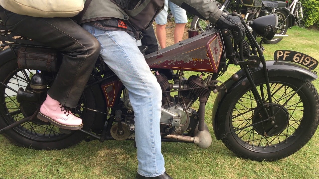1926 680cc Burney Motorcycle - YouTube