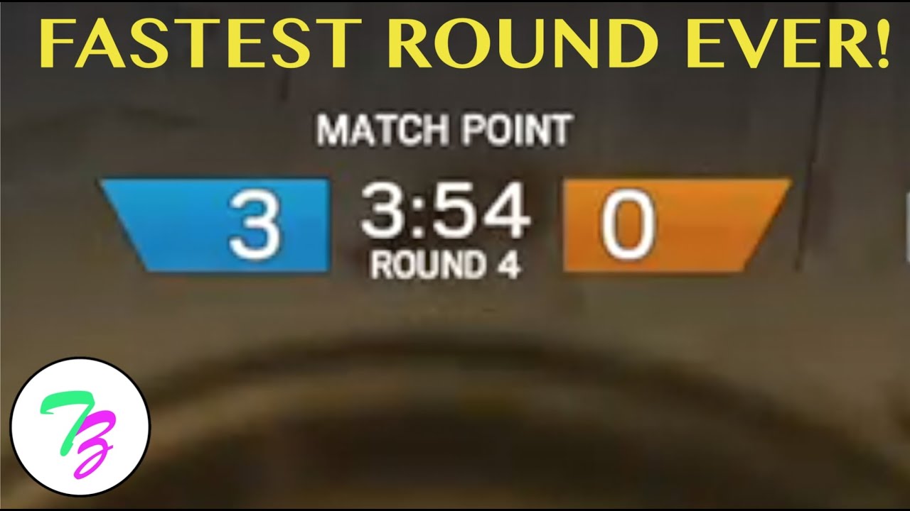 Fastest Round Ever - Rainbow Six Siege - YouTube