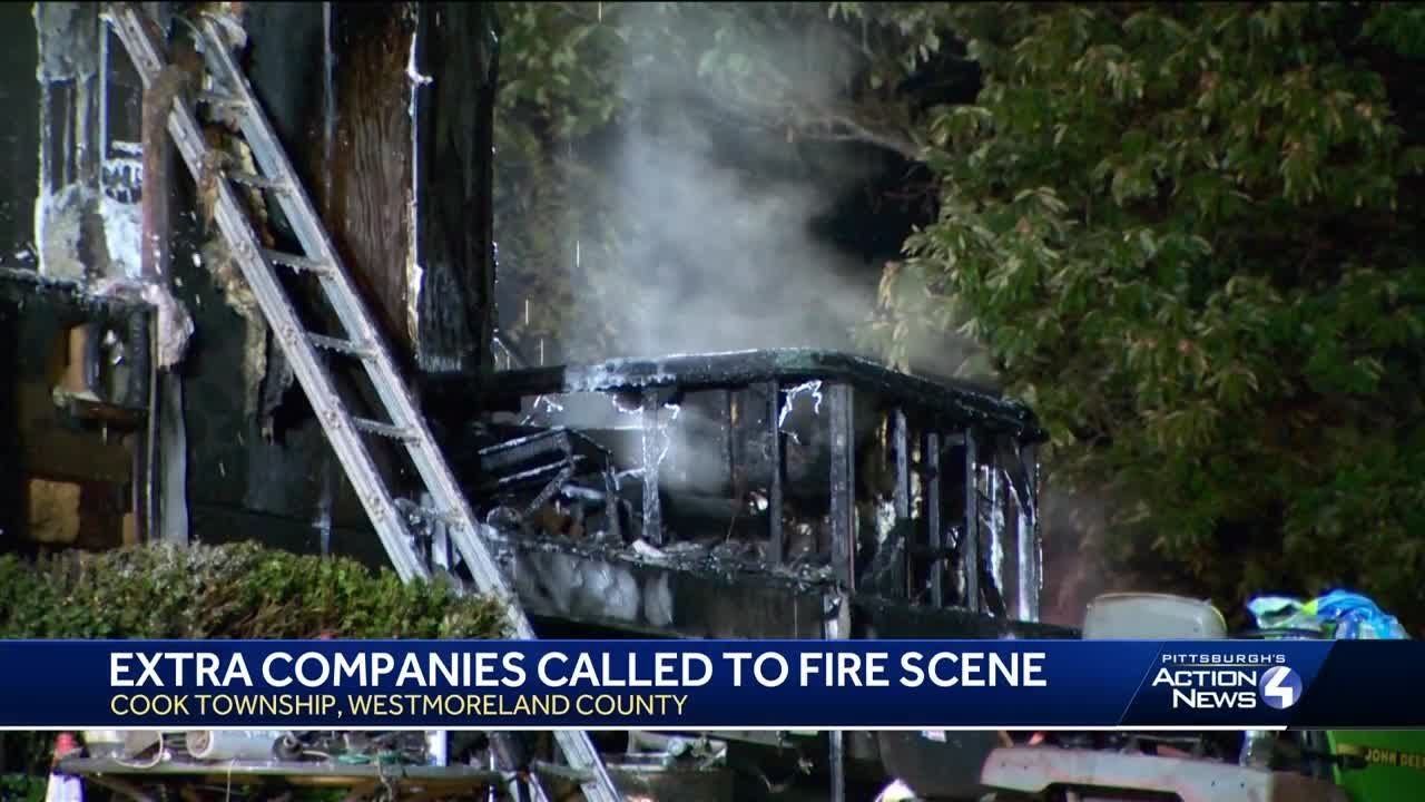 Fire in Cook Township, Westmoreland County - YouTube