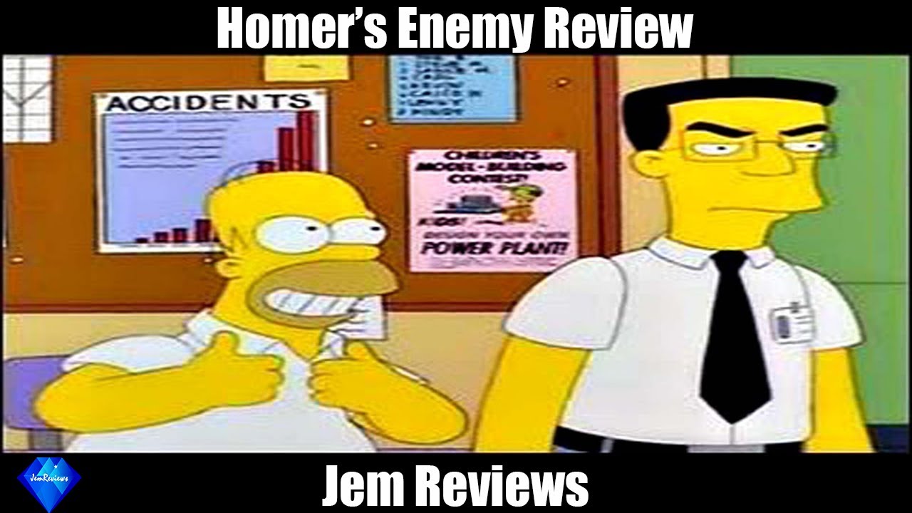 Review of 'Homer's Enemy" - The Simpsons - YouTube