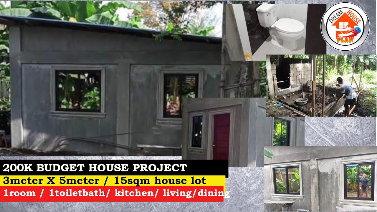 DREAM HOUSE PLAN 3D/200K BUDGET HOUSE PLAN/3meterX5meter/15sqm/1room ...