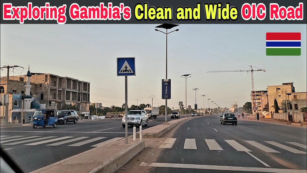 Beautiful OIC Road Drive: Sukuta to Kololi via Brusubi and Senegambia ...