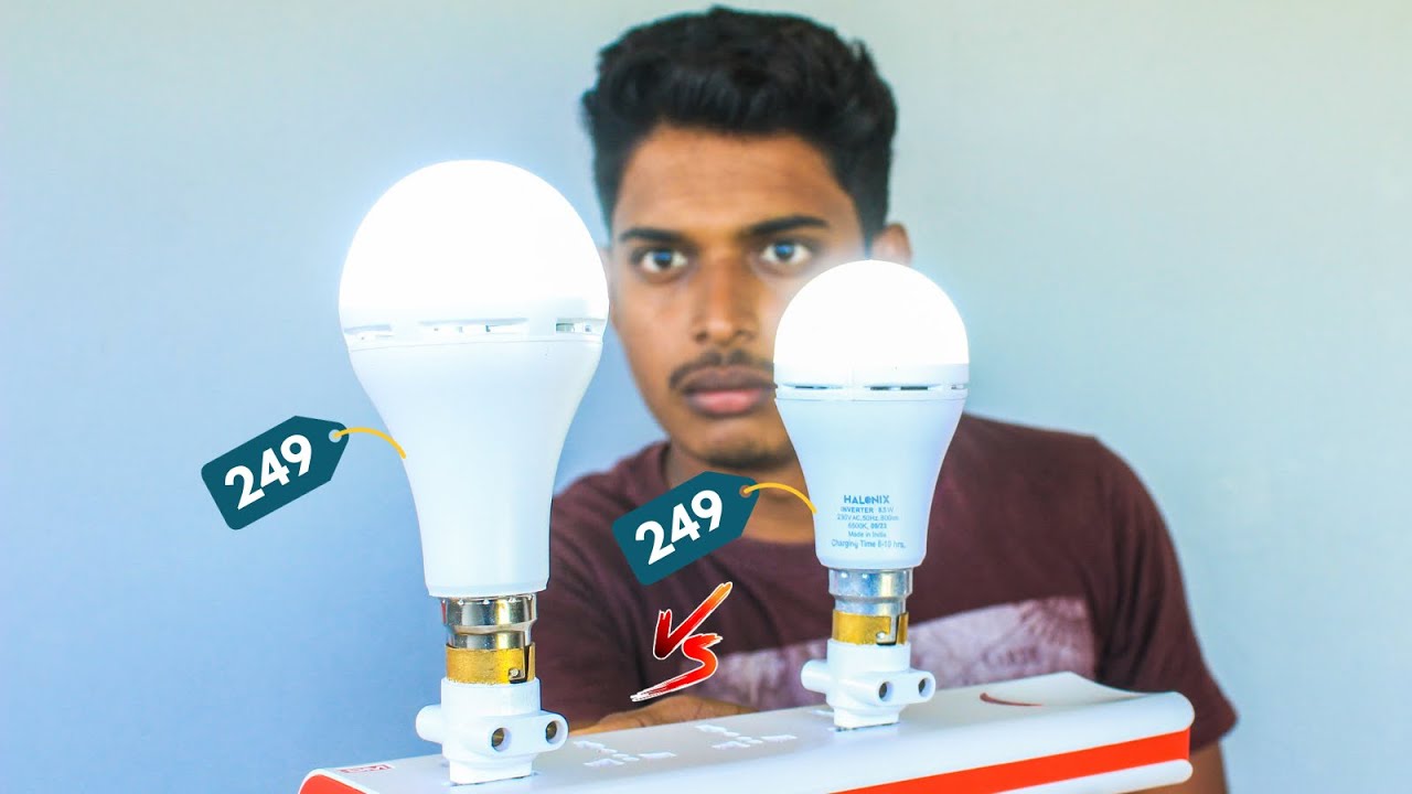 Best Rechargeable LED Bulb || Emergency LED Bulb || Inverter Emergency ...