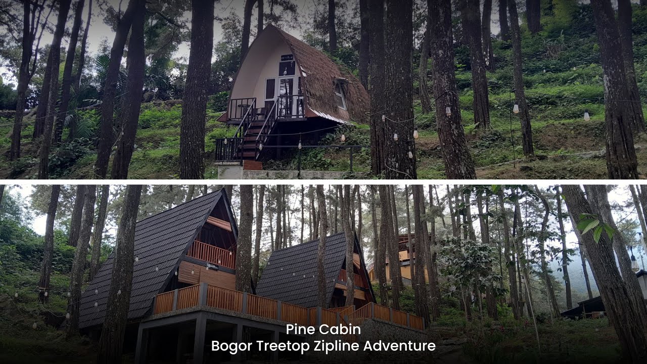 Bogor Treetop Zipline | PINE CABIN - YouTube