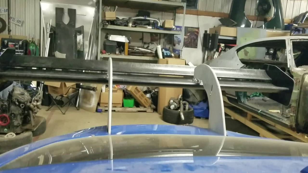 DRS wing setup almost completed - YouTube