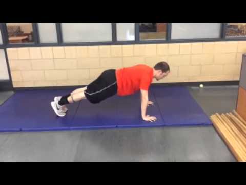 Push Up with Rhomboid Contraction - YouTube