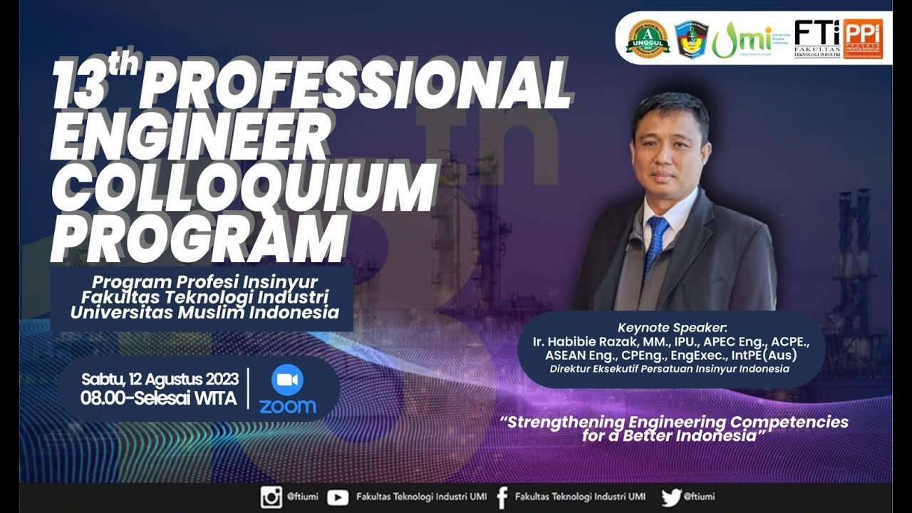 13th Professional Engineer Colloquium Program - YouTube
