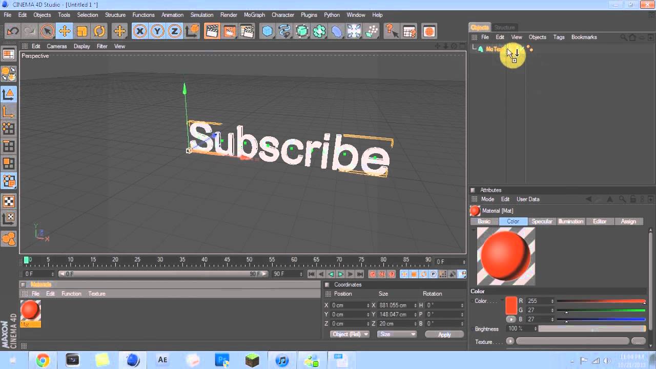 [SHORT VIDEO] How to render Transparent Background in C4d - YouTube