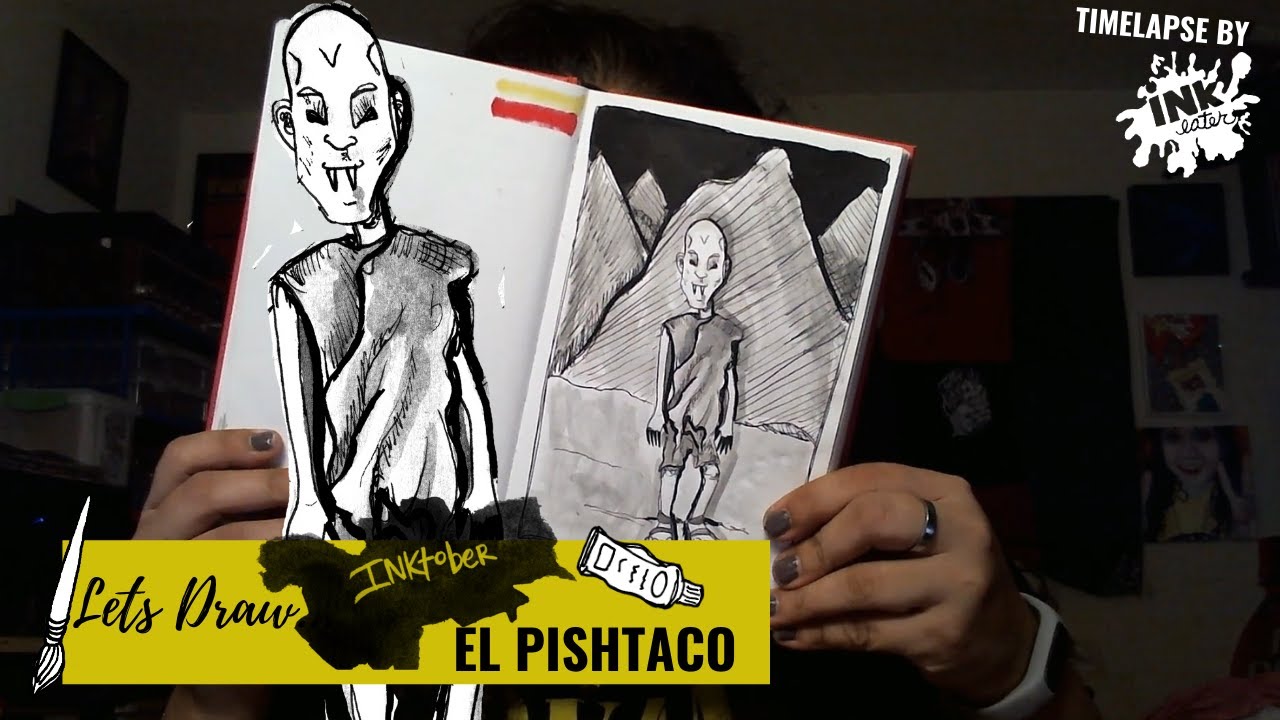 Drawing El Pishtaco - Exploring Latin X-Files - Latin American Cryptids ...