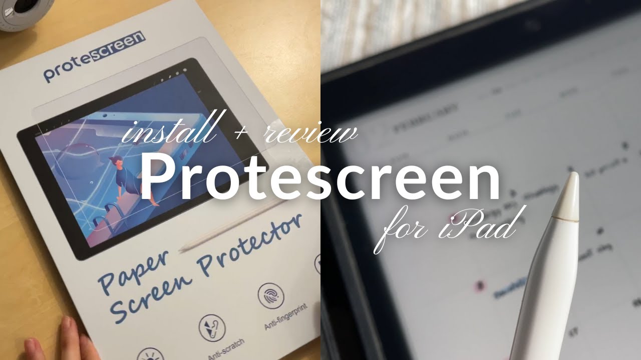 Protescreen AR+ Paper Screen: Unboxing, Installation & Review - YouTube