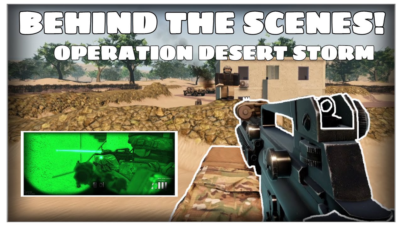 BEHIND THE SCENES! [Operation Desert Storm Trailer] - ROBLOX - YouTube