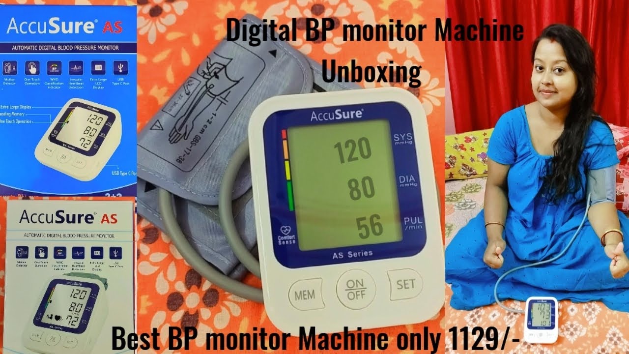 AccuSure Automatic Digital Blood Pressure Monitor Unboxing ,how to use ...