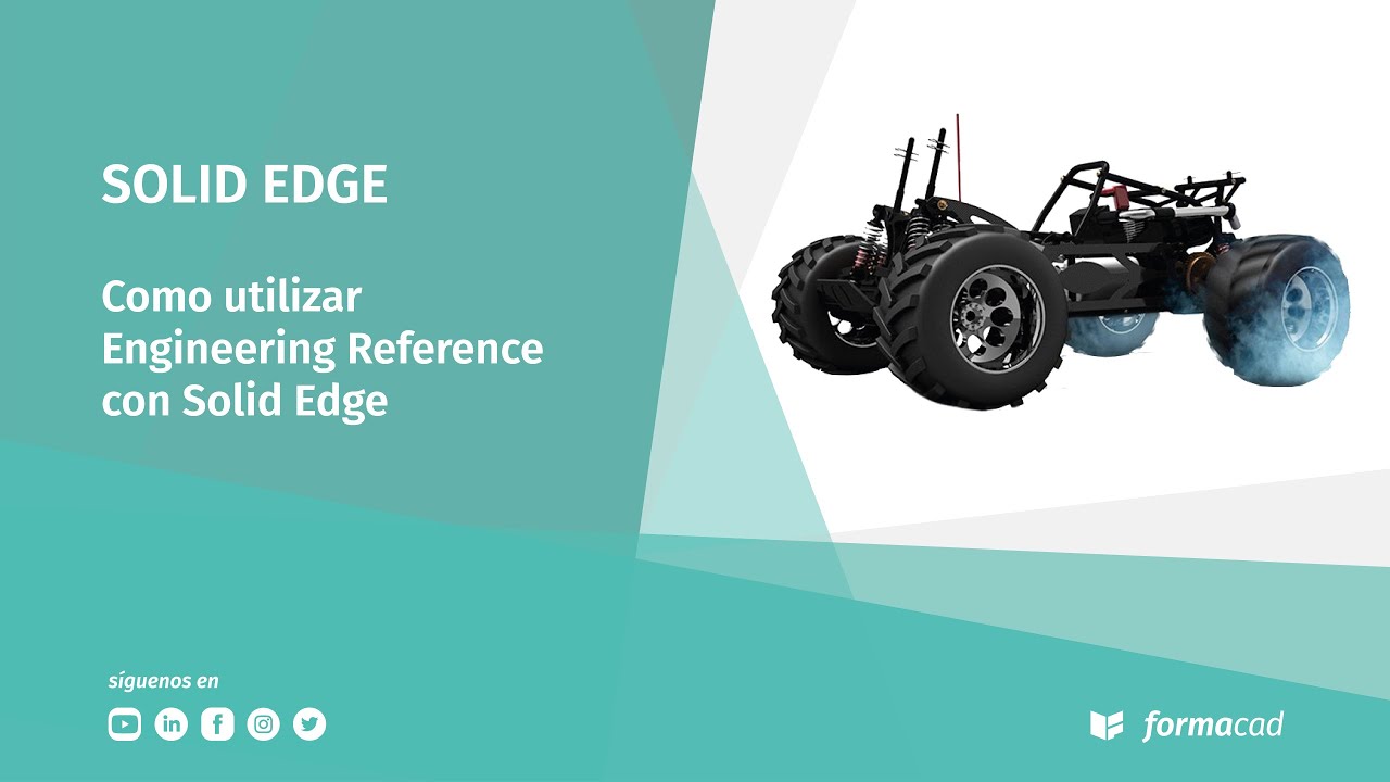 Como utilizar Engineering Reference con Solid Edge - YouTube