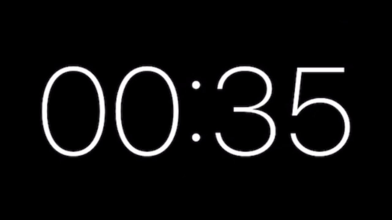 35-SECOND TIMER [Ends With BELL SOUND] - YouTube