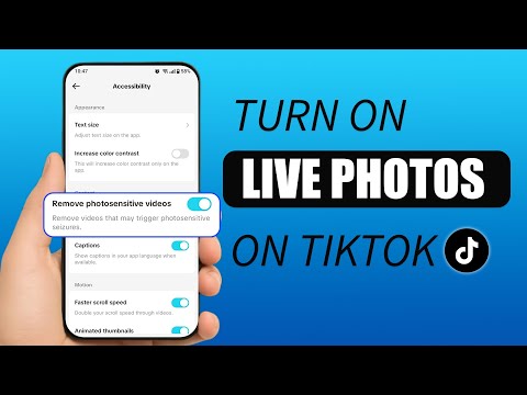 How To Turn On & Use Live Photos On TikTok | Quick & Easy Method