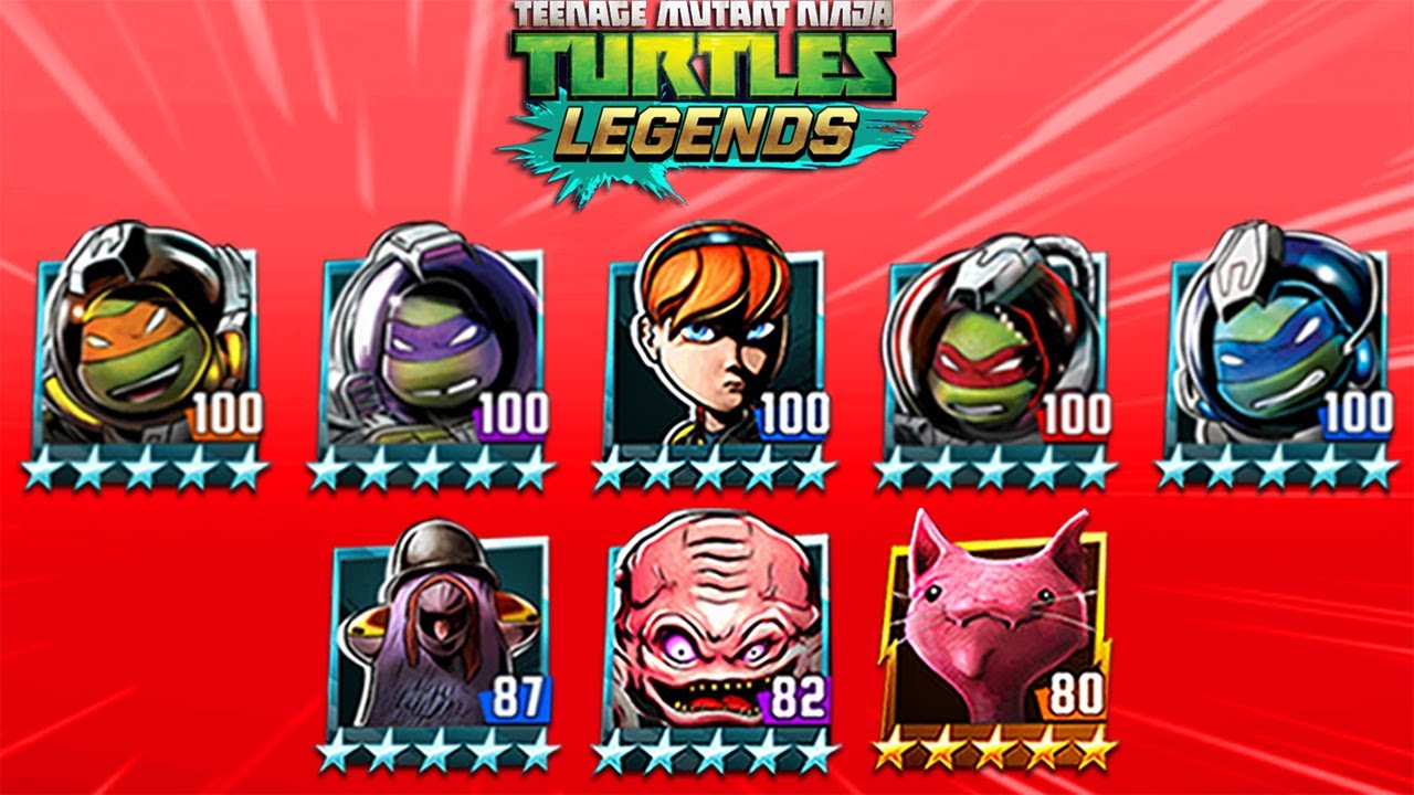 Teenage Mutant Ninja Turtles Legends Space Ninja Turtles and April ...