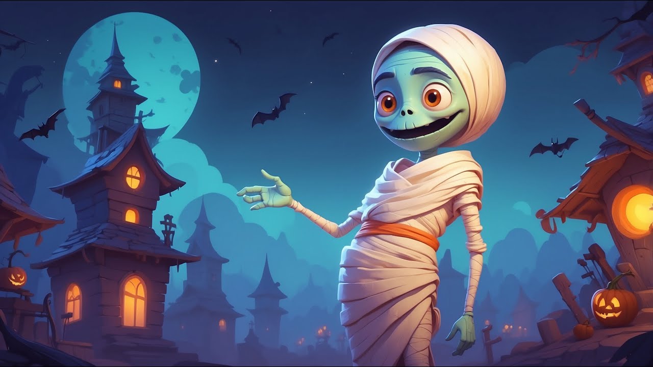 Spooky Halloween Songs for Kids | Mummy Song | Tiny Tunes - YouTube
