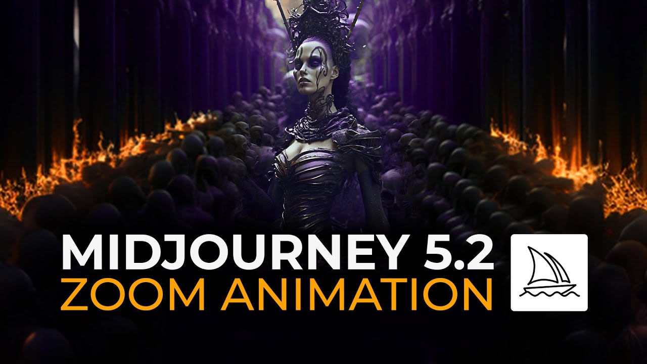 Midjourney 5.2 seamless zoom animation in After Effects - YouTube