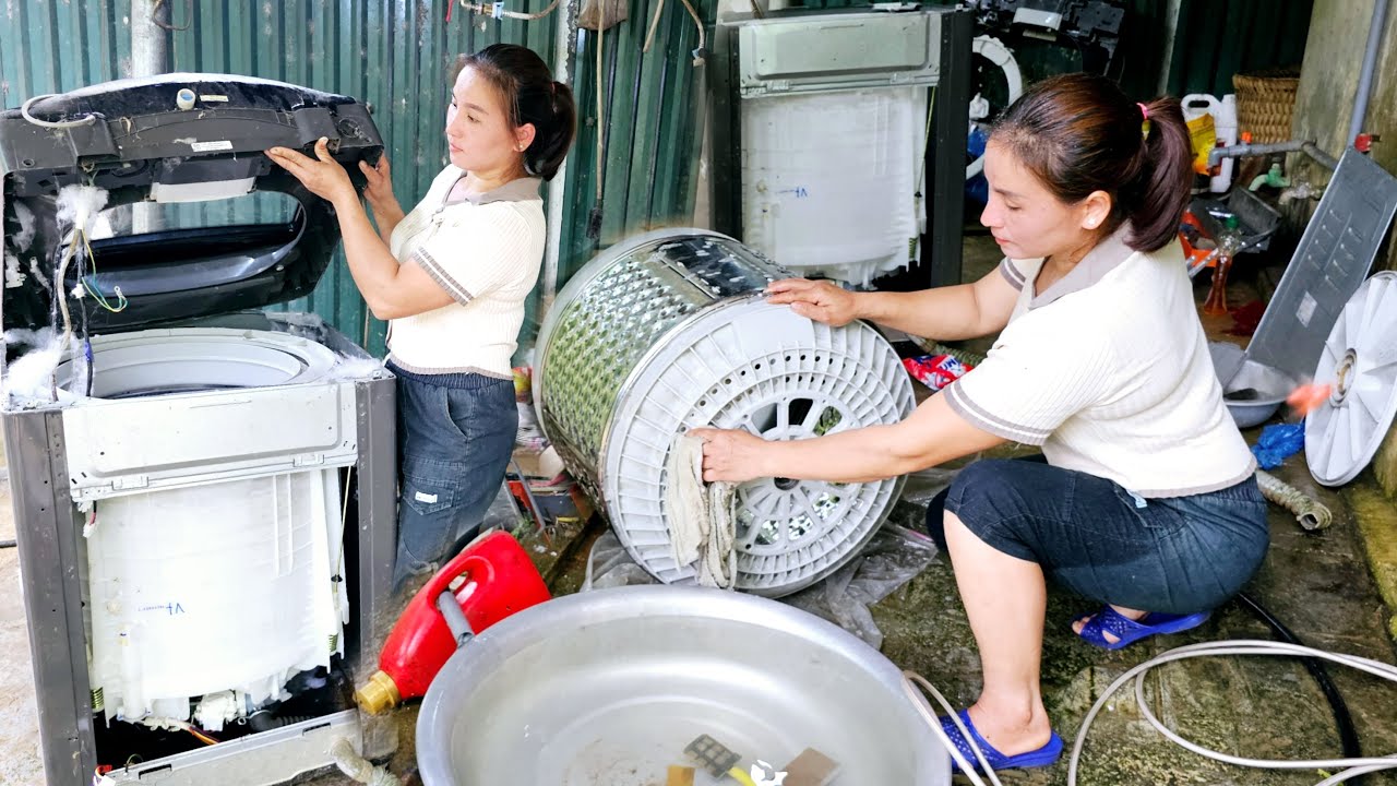 Ready to serve you if your washing machine is dirty, I will help clean ...
