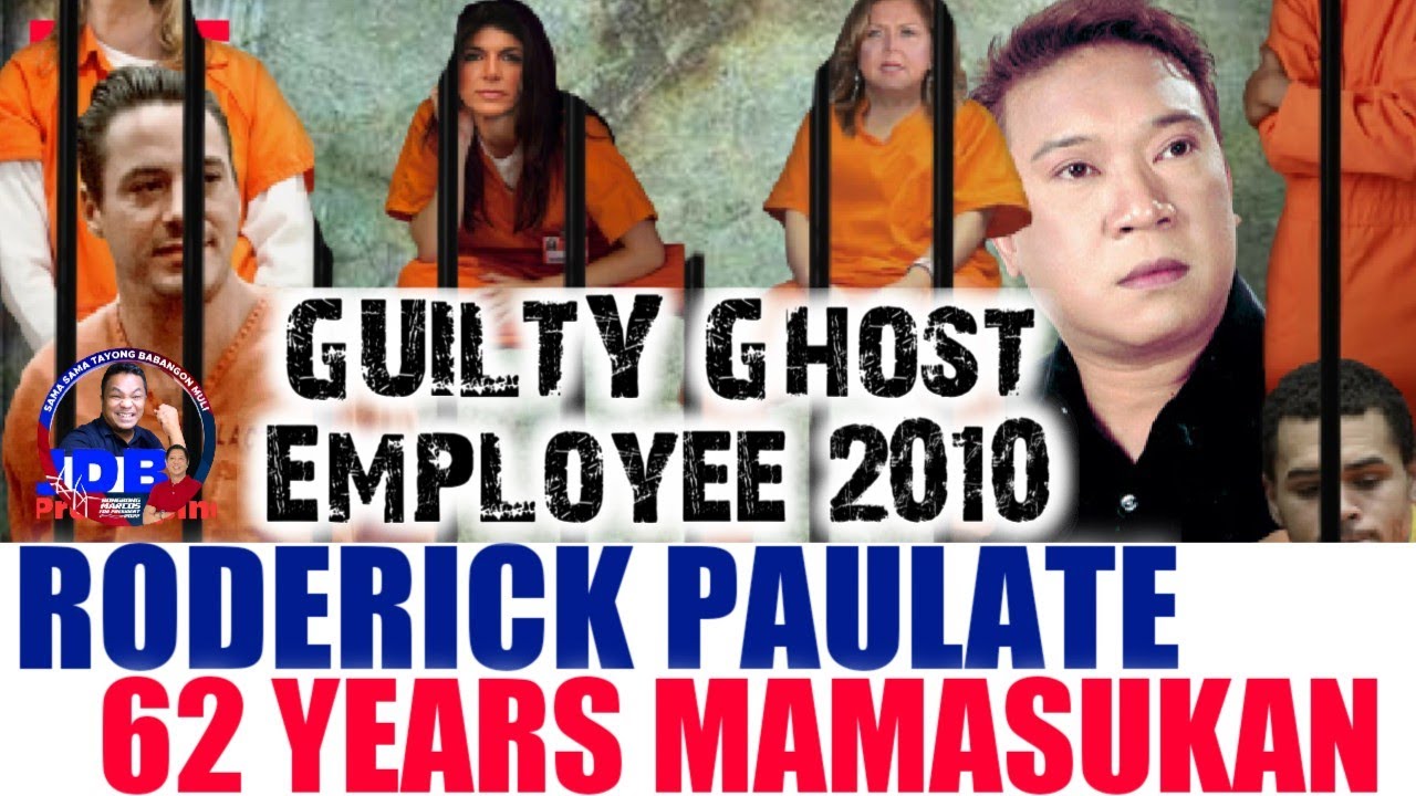 RODERICK PAULATE BUBUNO NG 62 TAON DAHIL SA GHOST EMPLOYEES NIYA NOONG ...
