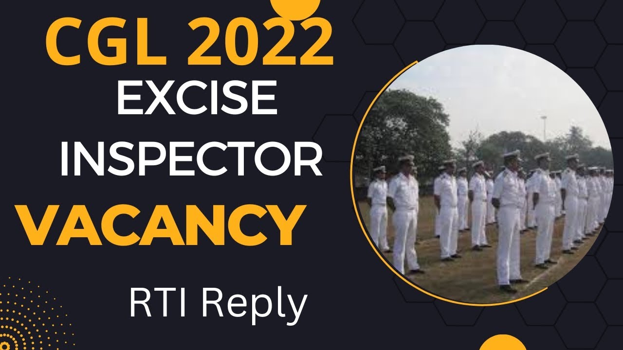 CGL 2022 Excise Inspector Vacancy |Zone Wise| #ssccgl2022 - YouTube