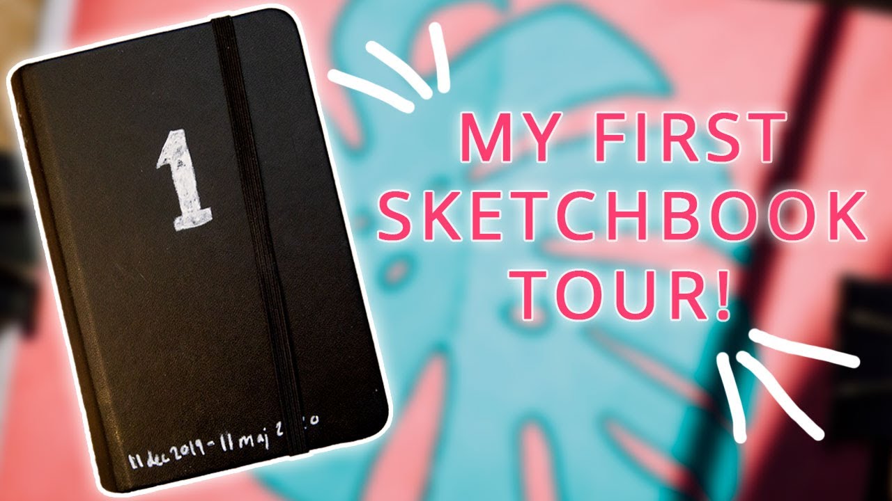 My first filled sketchbook! | Sketchbook tour #1 - YouTube