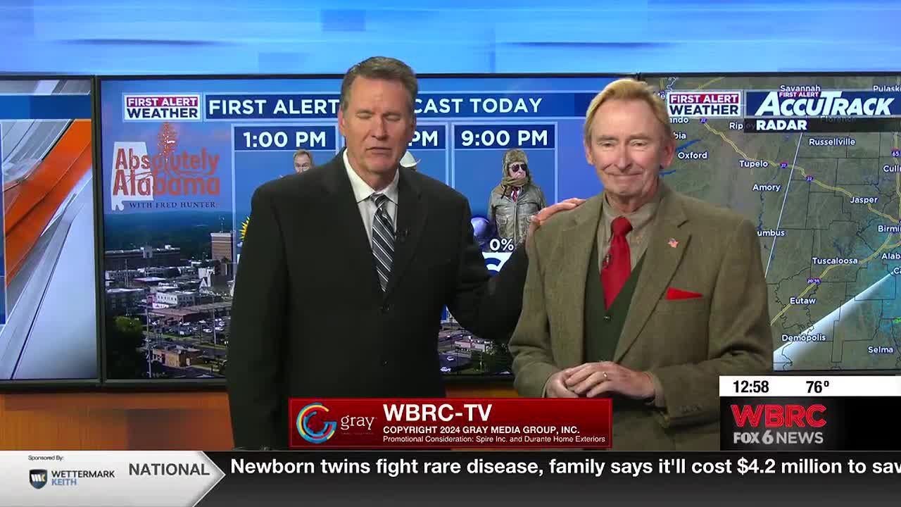 Fred Hunter's Farewell: Final time on-air at WBRC 4-30-24 - YouTube