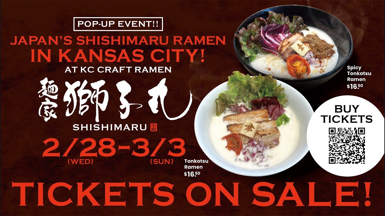 KC Craft Ramen x Shishimaru from Nagoya Japan, pop up event! 2/28-3/3 ...