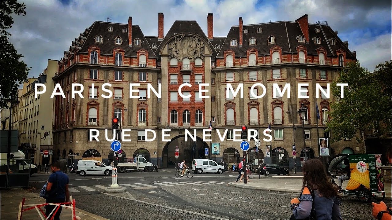 WALK IN PARIS ( RUE DE NEVERS ) 14/08/2020 PARIS 4K - YouTube