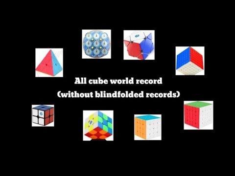 All WCA Rubik's Cube World Record - YouTube